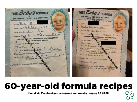 Special Edition – Homemade Infant Formula - Center for Research on ...