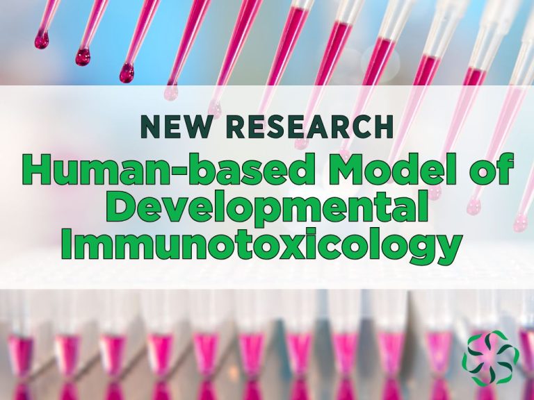 New Research – Human-based Model of Developmental Immunotoxicology